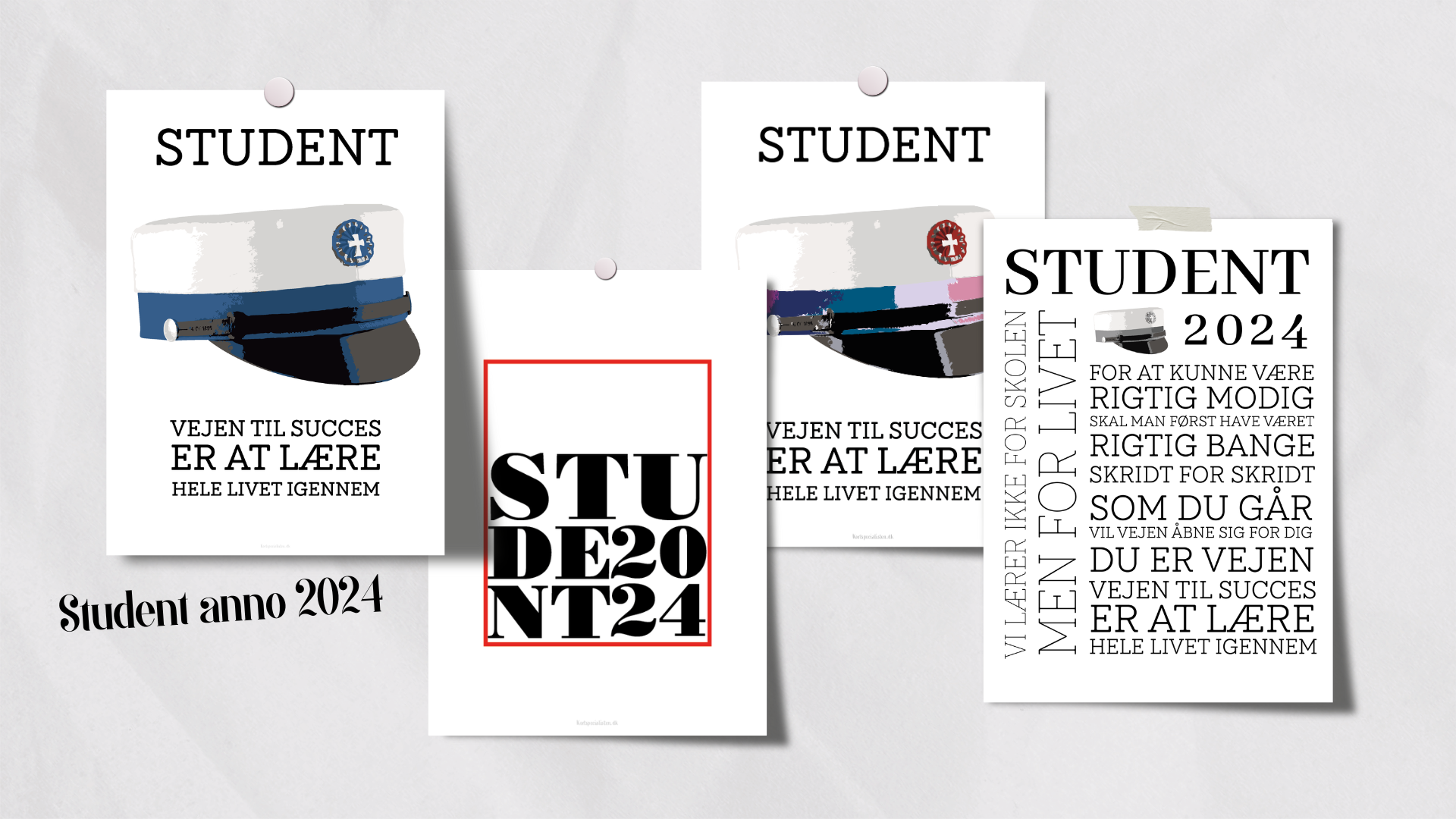 Studenterhuernes forskellige farver - Hvilken farve hører til hvilken