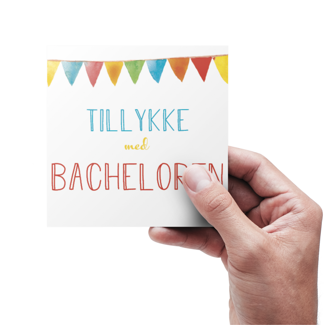 Tillykke med uddannelsen kort